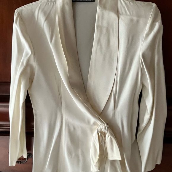 CDC | Jackets & Coats | Vintage Cream Blazer | Poshmark